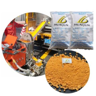 China Hoogwaardige coating van thermoplastische verf voor snel instellen en reflecterende wegmarkering Te koop