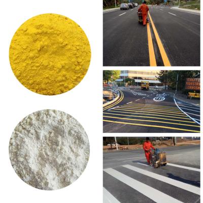 China Tinta Termoplástica para Sinalização Viária Branca e Amarela Altamente Refletiva para Demarcação Rodoviária à venda