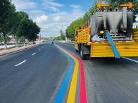 China Quick Dry Red Thermoplastic Line Marking Paint for Road Construction for sale