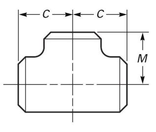 Duplex Stainless Steel Butt Weld Fittings UNS S31803 BW Equal Tee 0