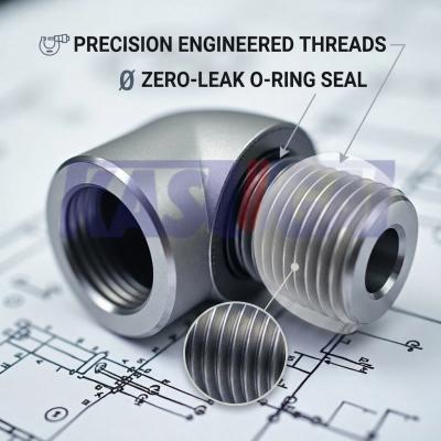 China ASME B16.11 Forged Stainless Steel High Pressure Threaded Pipe Fittings NPT 2000-6000LBS Elbow Tee Coupling 1/8
