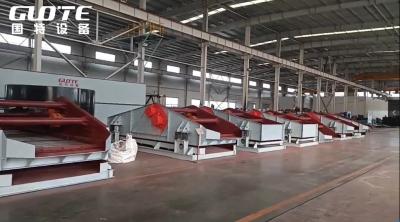 Cina Discarica e separazione di sabbia silice umida disidratante vibrante in vendita