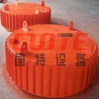 China Building Material Shops Overband Suspended Round Shape Electro Magnet Separator for sale