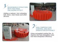 China Automatic Cleaning Cross Belt Electromagnetic Separator for Iron Separation for sale