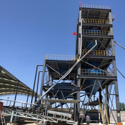 China Mini-zandscherm- en wasmachine voor rivierzandwassen met optimale afmetingen Te koop