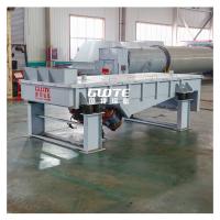 China Classifying Sand and Stone Separator Linear Vibrating Screen with Feed Size Under 2cm for sale