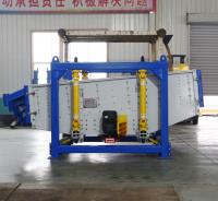 China 2000 KG Silica Sand Vibrating Screening Square Vibrating Screen for sale