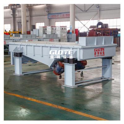 Cina 1460/960mm Frequenza pellet di plastica schermo lineare vibrante per la separazione dei granuli in vendita