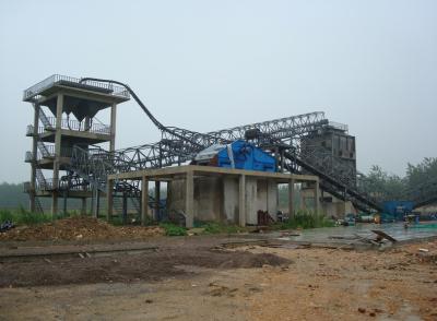 China Máquina de fabricação de areia de vidro de pedra de quartzo de grande produção Linha de produção para processamento de minério à venda