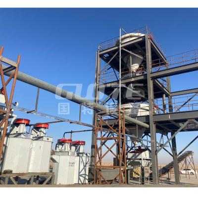 Cina Impianto di lavorazione della sabbia di silice pura Capacità 0-100tph Impianto di pulizia della sabbia mineraria di quarzo in vendita