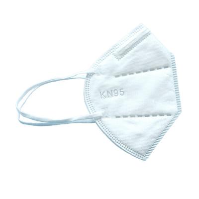 China Anti Pollution CE0161 Folded 5 Layers BFE 95% KN95 Dust Mask for sale