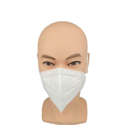China White Color Particle Filtering Melt Blown Fabrics KN95 Face Mask for sale