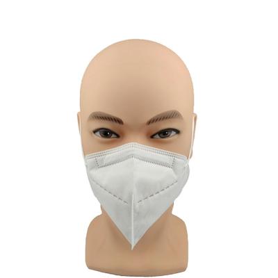 China China Manufacture White Color Workshop Melt Blown Fabrics KN95 Face Mask With ISO for sale