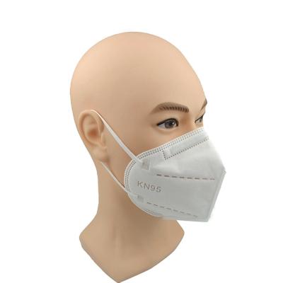 China China supplier white color workshop melt blown fabrics KN95 face mask with CE14683 for sale
