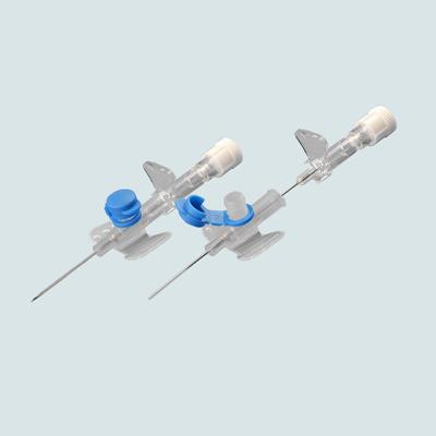 China Flow Rate 150ml/Min Radio Opaque 26G Disposable Blue IV Cannula for sale