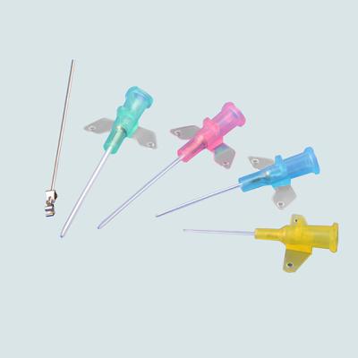 China Multi Color Class II 18G 22G 24G Disposable Butterfly IV Cannula for sale