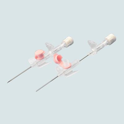 China Painless Stainless Steel Needle 14G 16G Pink Intravenous Cannula for sale