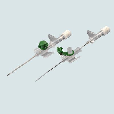 China 32mm Length Non Pyrogenic 20G 22G Green IV Cannula With CE ISO for sale