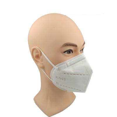 China 100000 Grade Clean Workshop Non Woven Folded KN95 Face Mask for sale
