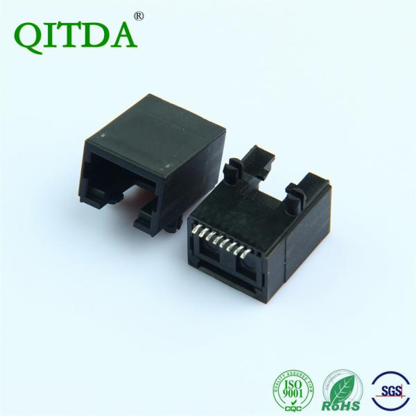 Quality RJ45 Ultra-Thin SMT Jack with Mushroom Feet – 4P4C / 6P6C / 8P8C / 10P10C, Shielded Modular Socket for Network Ethernet Applications for sale