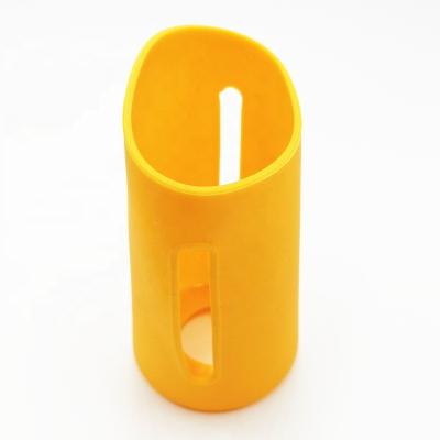 China Silicone Purple Rubber Grip Bottle Cup Grip Heat Resistant Sleeve Grip Holder for sale