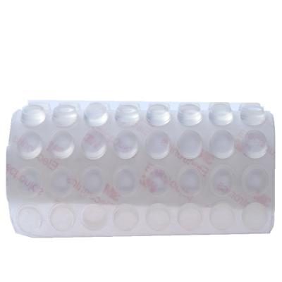 China Anti Slip Silicone Adhesive Pad Waterproof Self Adhesive Flat Rubber Sealing Rings for sale