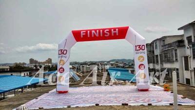 China custom outdoor finish line inflatable arch printed for race sport event for sale