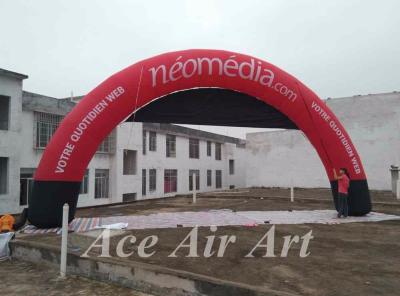 China custom giant round inflatable arch with logo for advertising with different banner in sport event for sale
