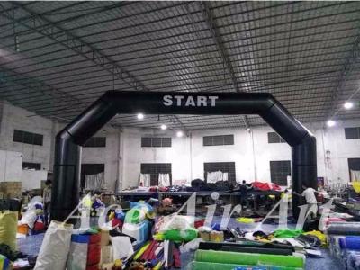 China custom 8m wide angle inflatable start/finish line arch with removable logo for race sport event for sale
