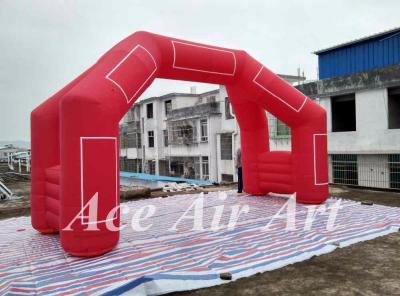 China custom 20' 4 legs inflatable door arch model with removable logo & blower for finish line in sport for sale