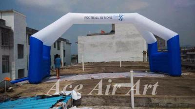 China customized giant 10m wide free standing inflatable entrance arch with 4 legs for event for sale