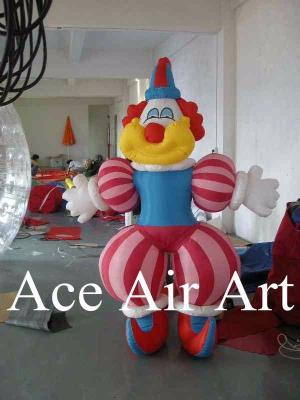 China funny 2.5m H advertising inflatable clown character for event decoration for sale