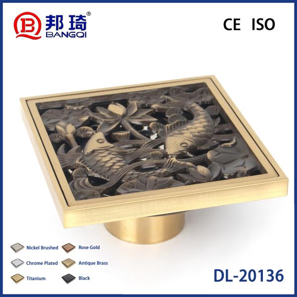 Quality DL-20136 Brass Floor Drain for sale