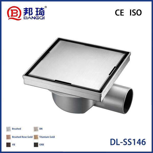 Quality DL-SS146 European Stainless Steel Floor Drain for sale