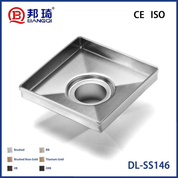 Quality DL-SS146 European Stainless Steel Floor Drain for sale