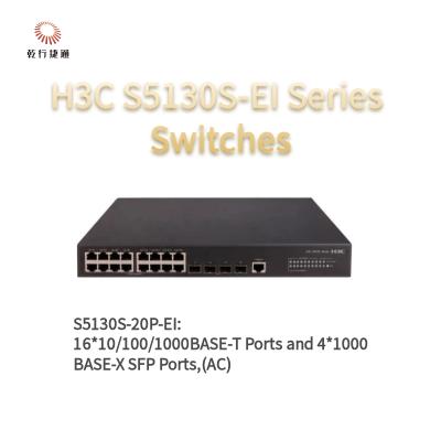 China H3C S5130S-20P-EI Series Enhanced Gigabit Access Switches，network data switch，smart network switch for sale