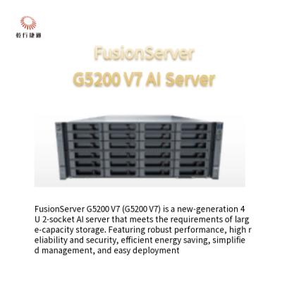 China FusionServer G5200 V7 4U AI server1 or 2 x 4th/5th Gen Intel Xeon Scalable processors for sale