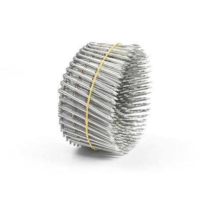 Cina Chiodi galvanizzati elettrici della bobina della punta di diamante regolare dello stinco da 15 gradi 2.1mm*28mm in vendita
