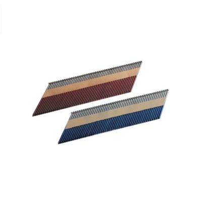 China Bright Paper Strip Nails 34 Degree Framing Nails With Screw Shank 2.9*60mm for sale