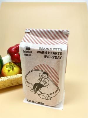 Cina Borsa per baguette di pane riciclabile personalizzata Borsa lunga traspirante con manico piatto in vendita