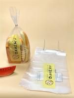 China Poly PP Wicket Bag Bread Bag Transparent Package Printed 10 Colours for sale