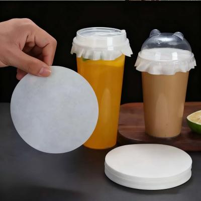 China Custom Food-Grade Leak-Proof Bubble Tea Cup Seal Sheets for sale