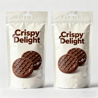 China Customizable Stand up Pouch With Window  Food Packaging Bag Ziplock Bag for sale