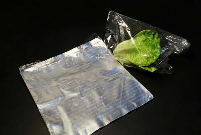 China Best price Green Bags Keep Vegetables Fresh Micro-perforated Liner clear CPP Plastic lettuce  Bag Packing for Fruit for sale