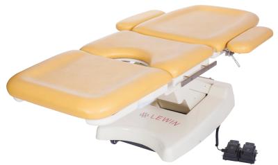 China LDF200 Multifunctional Examination obstetric table/Electric Parturition Bed/Pink Leather steelGynecology obsttric table for sale