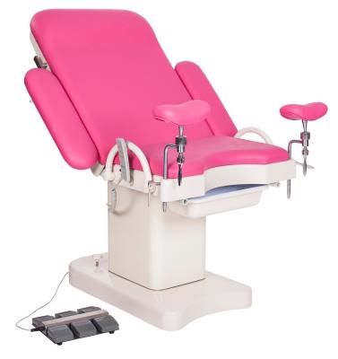 China OEM service LDT300 Electric Obstetric Delivery bed/Electric Parturition Bed/Pink Leather steelGynecology obsttric table for sale