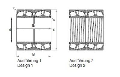 China 46791DW.720.721D  four row tapered roller bearing, be equal to 802159 bearing for sale