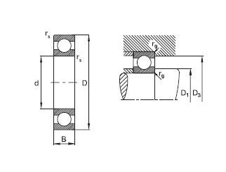 China 533303 Rolling bearing for rolling mill,533303 deep groove ball bearing,533303 bearing for sale