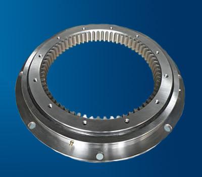 China RK6-16N1Z four point contact ball slewing bearing, RK6-16N1Z slewing ring internal gear for sale