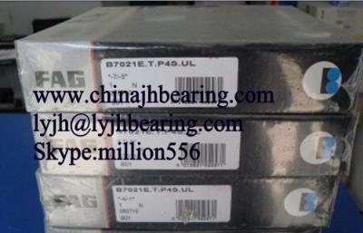 China FAG B7021-E-T-P4S-UL main spindle bearing 105x160x26mm,P4 Grade,25 degrees Contact Angle for sale